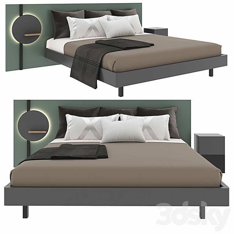 Bed Mark BraginDesign - Bed - 3D model