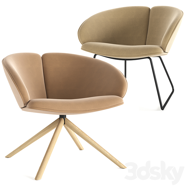 Armchair Mobboli Peach - Arm chair - 3D model
