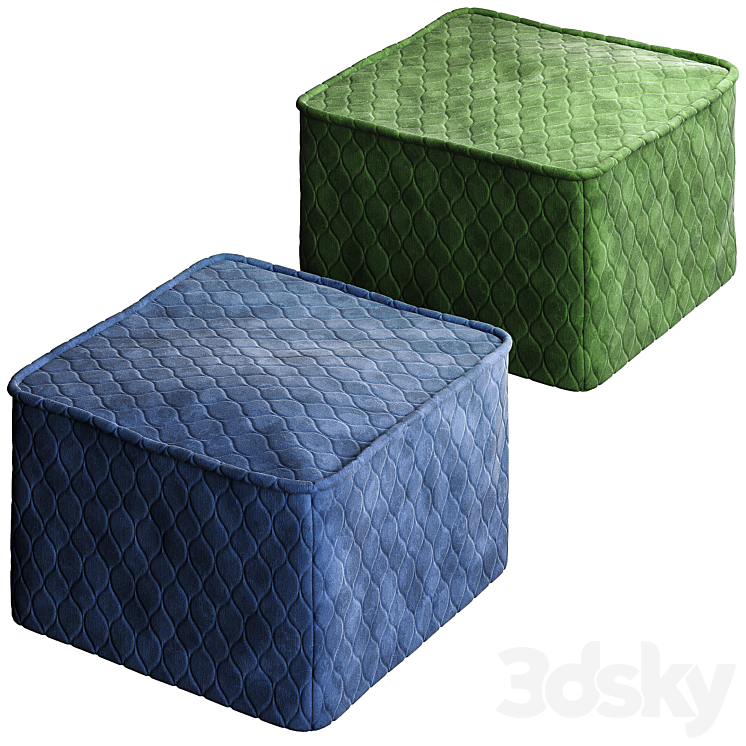 BoConcept ottoman XTRA - Other soft seating - 3D model