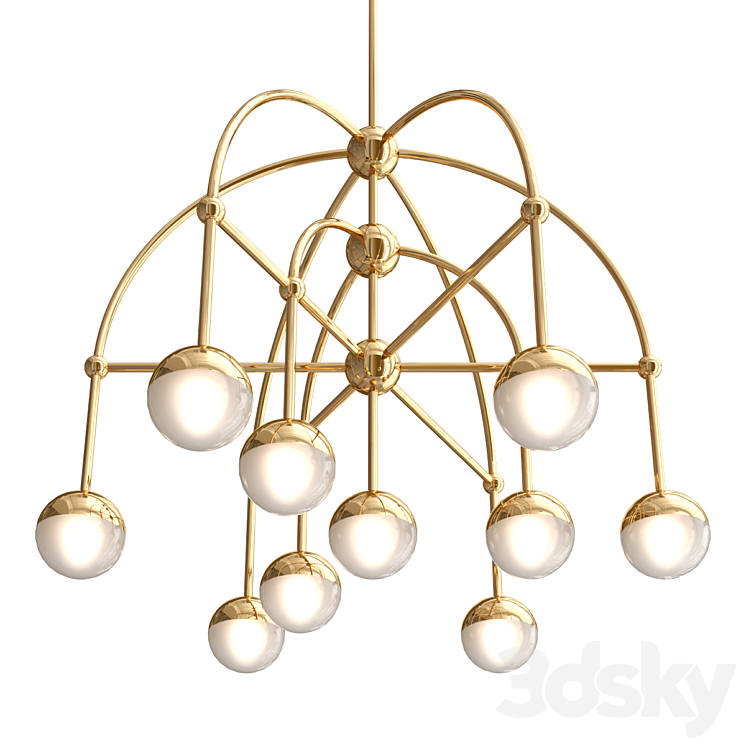 TRUENA SP-PL6+3+1 - Pendant light - 3D model