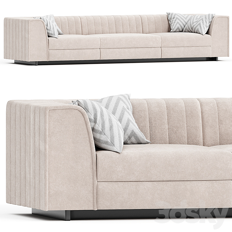 HARRY | Fabric sofa Harry Collection By Laskasas - Sofa - 3D model