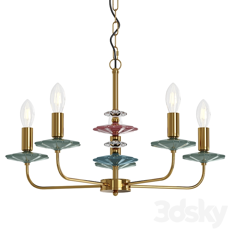 Evoluce Attic SLE1117-203-05 - Pendant light - 3D model