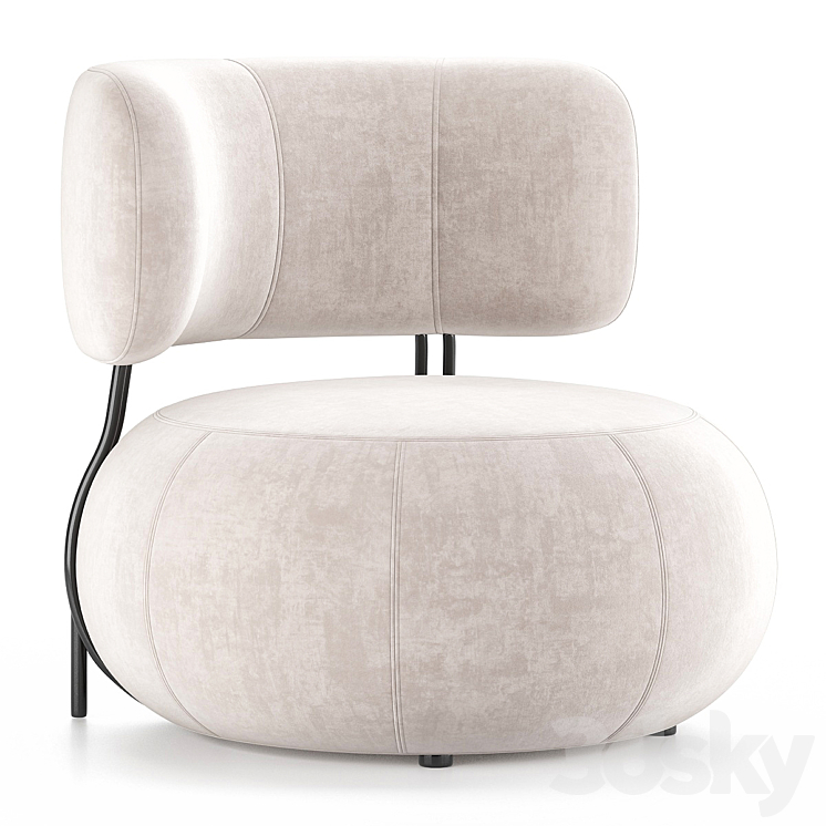 Saba Italia BABY GEO - Arm chair - 3D model