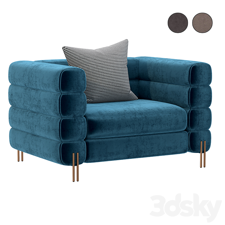 Armchair HARVARD - Arm chair - 3D model