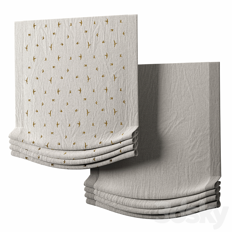 Curtains_02 - Curtain - 3D model