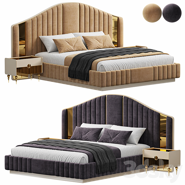 Hera Bed By Akyuzmobilya - Bed - 3D model