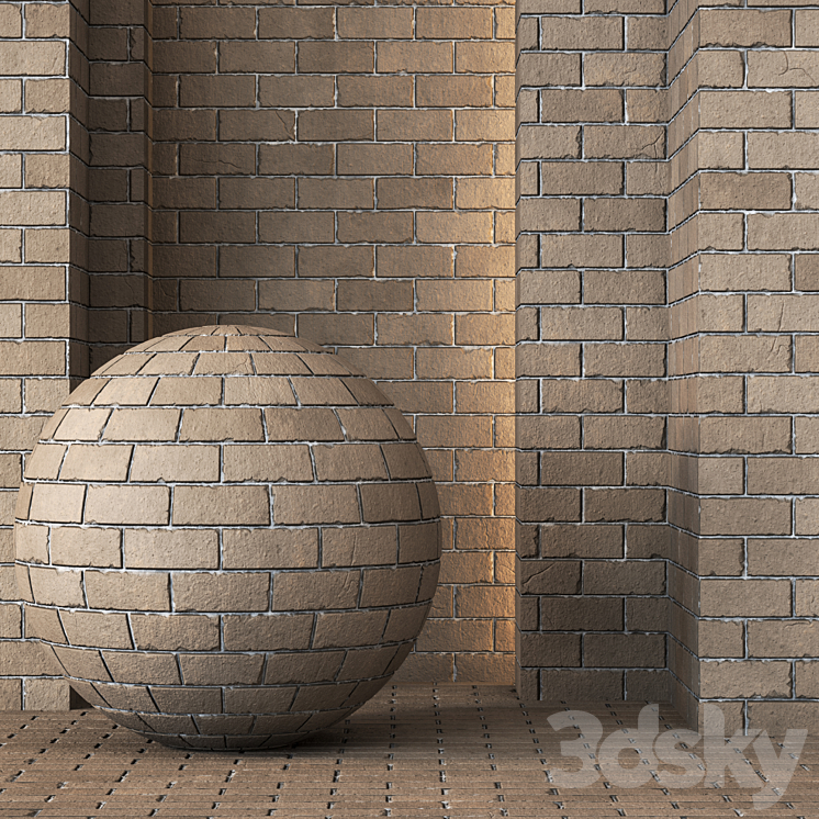 Brick Texture 4K - Seamless - Brick - 3D model