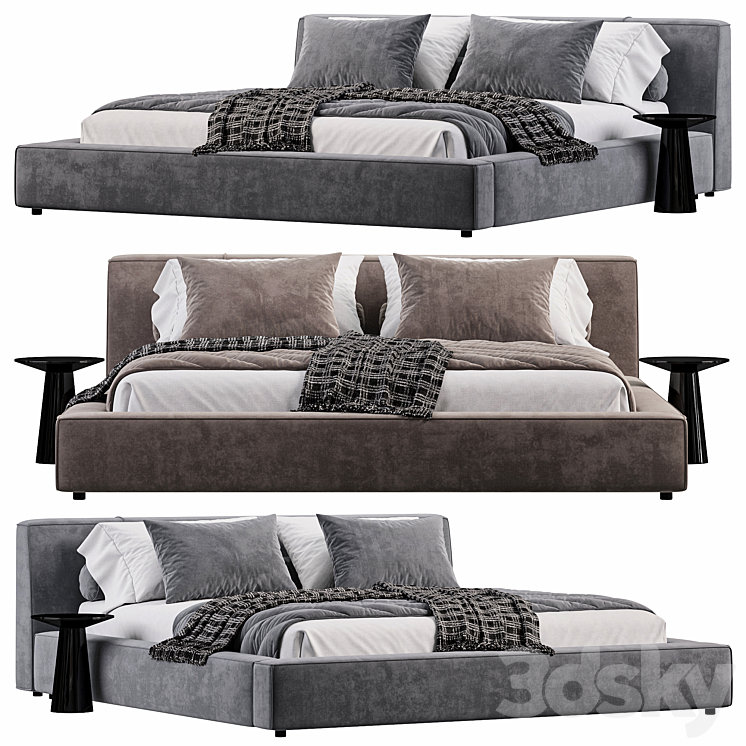 Porter Bed By Rove Concepts Collection - Bed - 3D model