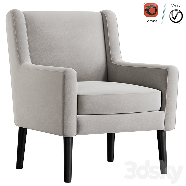 Jude Armchair - Arm chair - 3D model