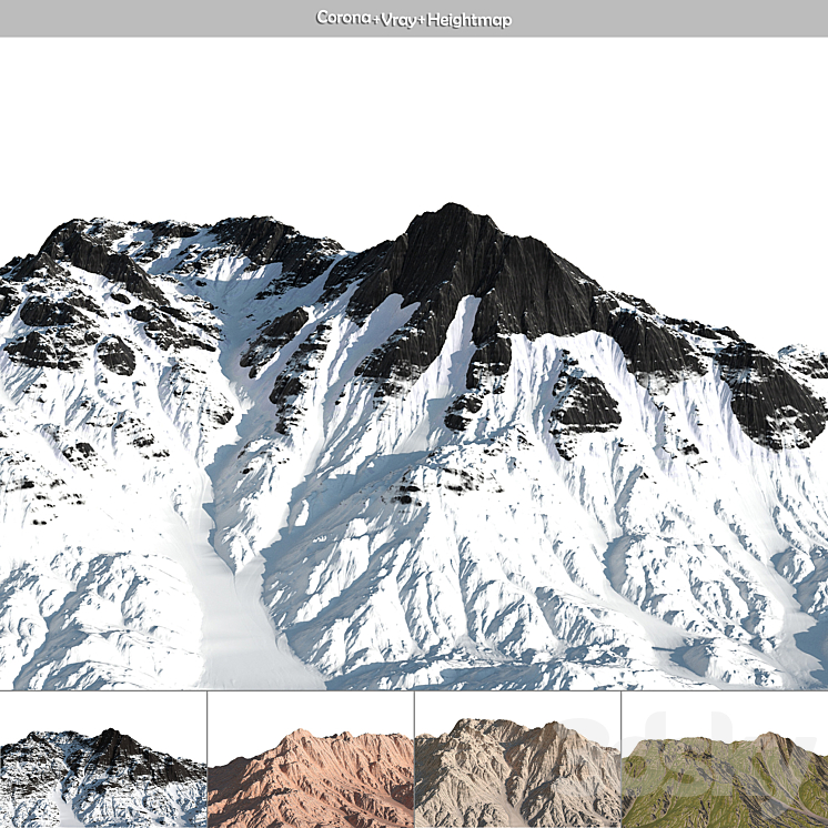 mountain vol 3 - Environment elements - 3D model