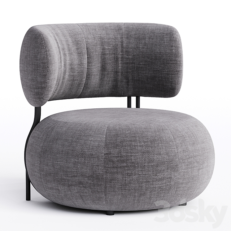 Saba Italiya BABY GEO - Arm chair - 3D model