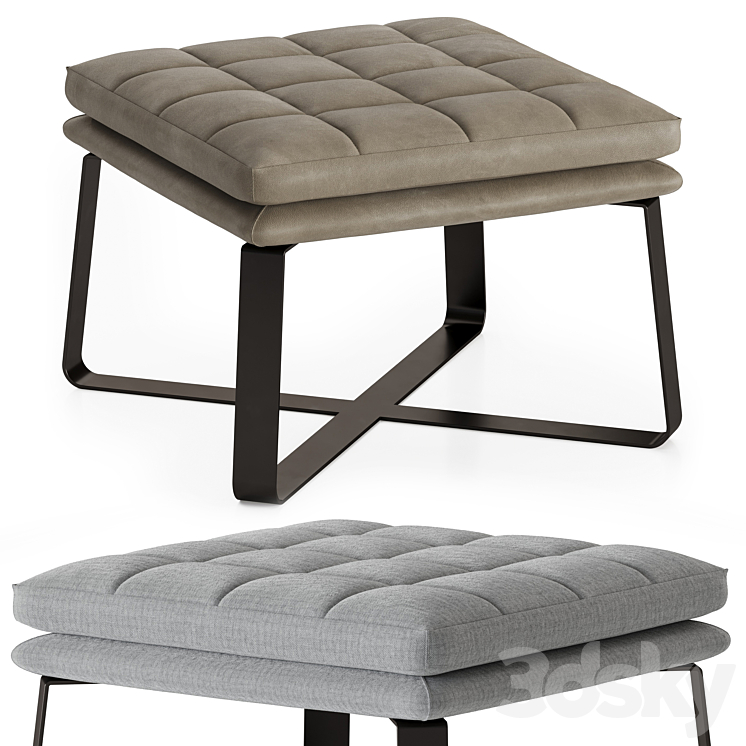 MERIDIANI LOLYTA OTTOMAN - Other soft seating - 3D model