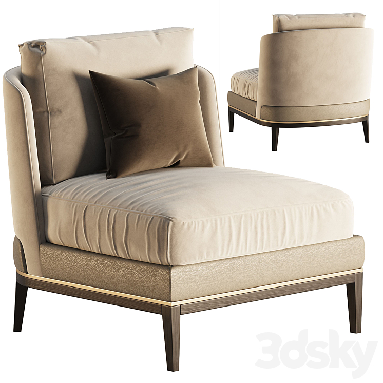 Arthur armchair by ASTER - Arm chair - 3D model
