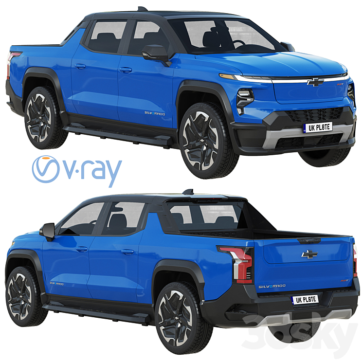 Chevrolet Silverado EV RS - Ground Transport - 3D model