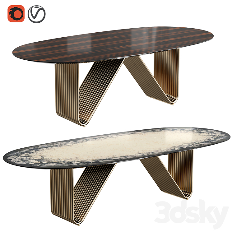 Table RUGIANO ALYSON - Table - 3D model