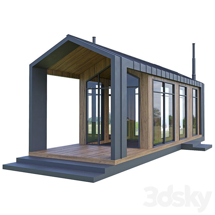 BARNHOUSE (CONTAINER) - Building - 3D model
