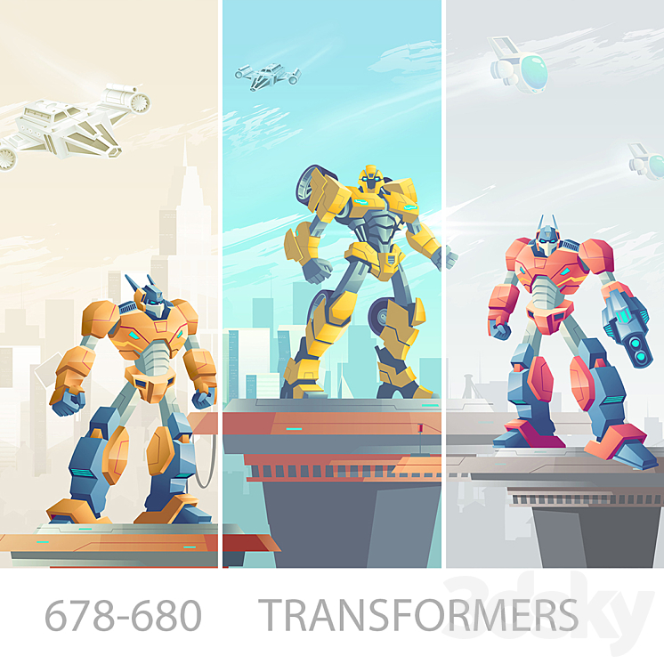 Wallpapers/Transformers/Designer wallpapers/Panels/Photowall-paper ...