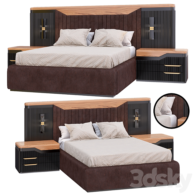 spectrum bed - Bed - 3D model