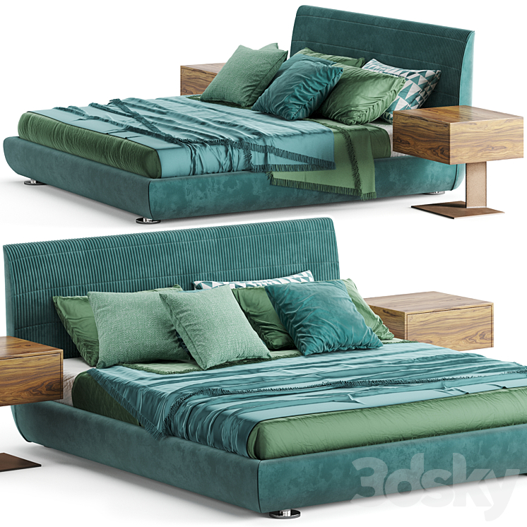 Bonaldo Bloom Bed - Bed - 3D model
