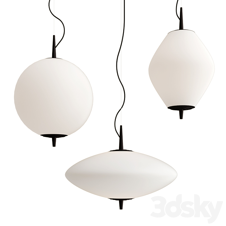 NOVA suspensions - Pendant light - 3D model