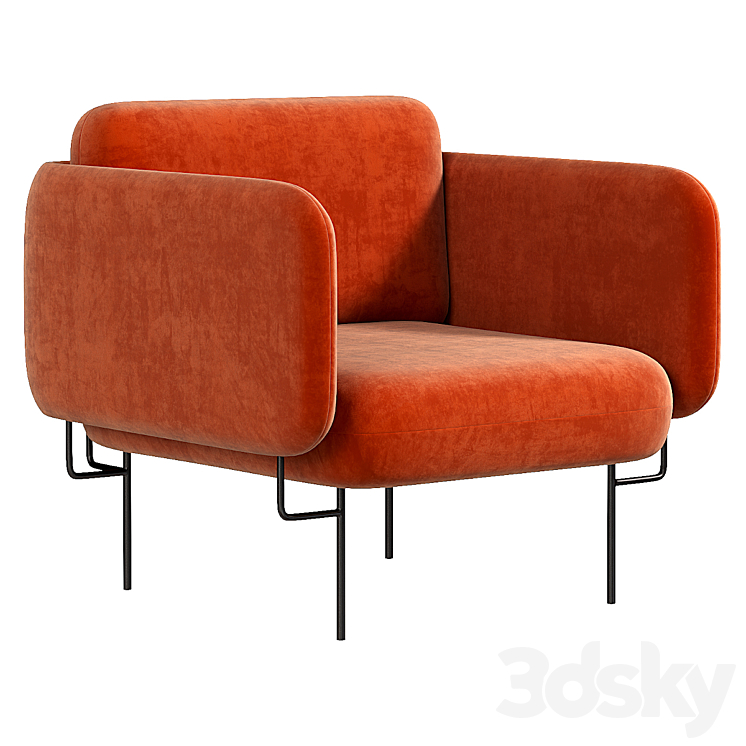 Alce Missana - Arm chair - 3D model