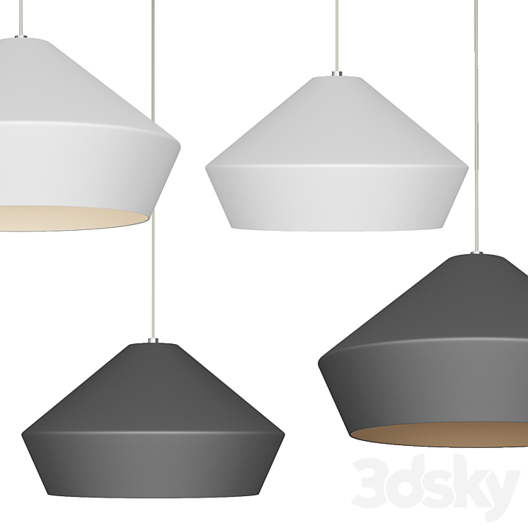 Brummel Grande Pendant Light - Pendant light - 3D model
