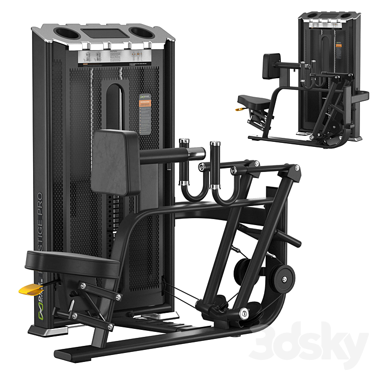 DHZ Fitness E-7034A Vertical Row - Sports - 3D model
