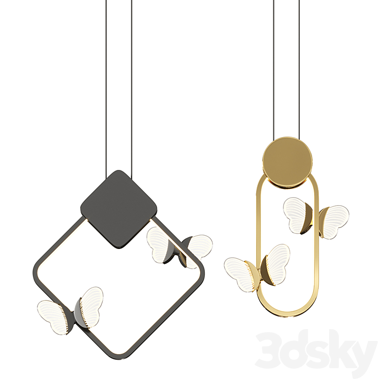BABETTA GEOMETRY Lamps - Pendant light - 3D model