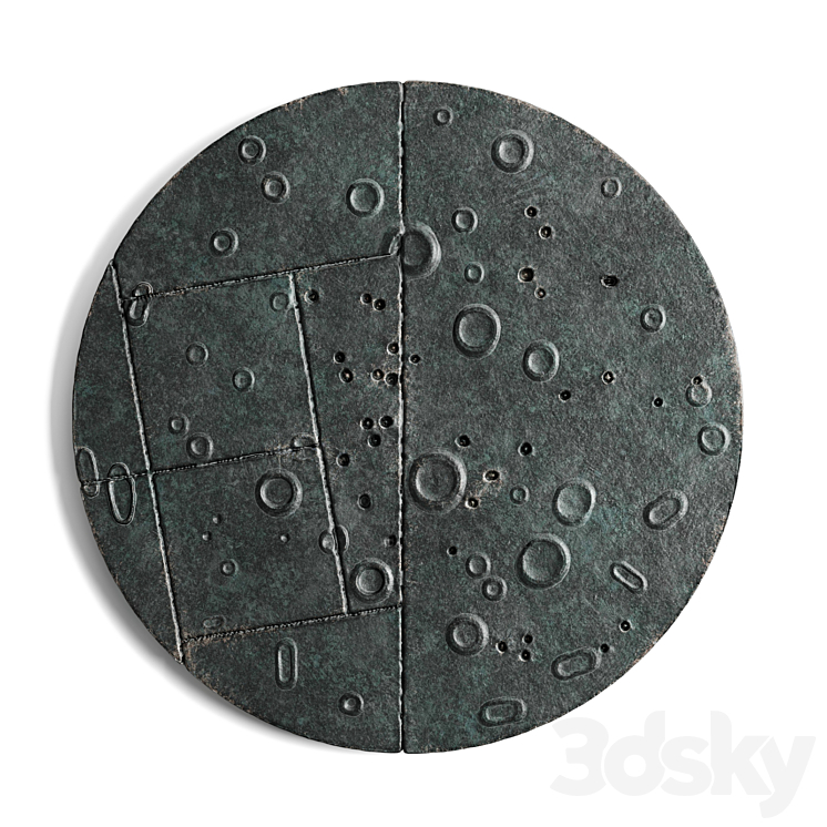 moon wall art - Other decorative objects - 3D model