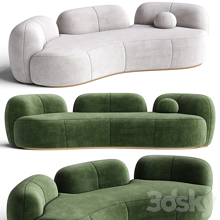 Secolo TATEYAMA XL Sofa - Sofa - 3D model