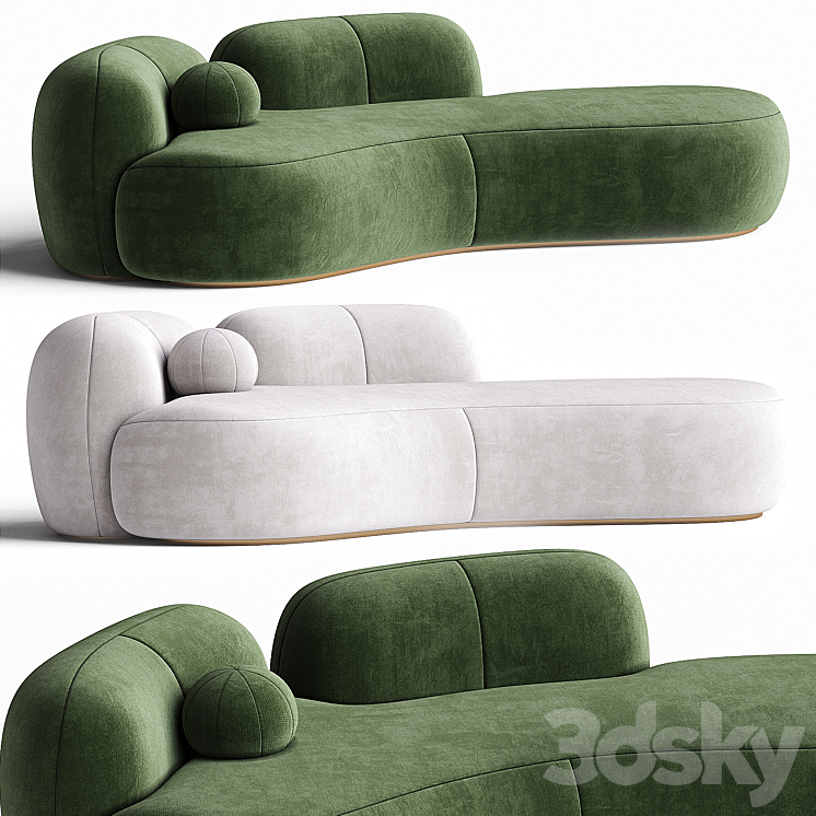 Secolo TATEYAMA XL Sofa - Sofa - 3D model
