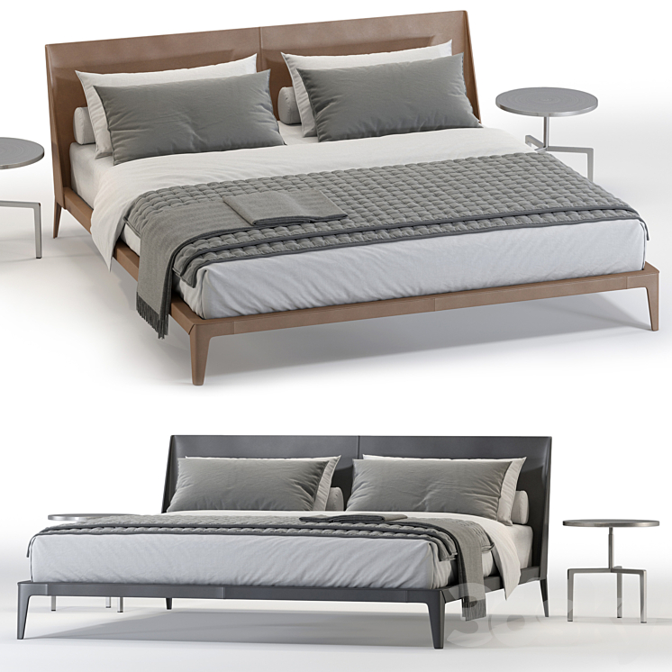 Flexform Isabel Bed - Bed - 3D model