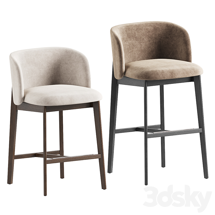 Abrey Stool Calligaris - Chair - 3D model