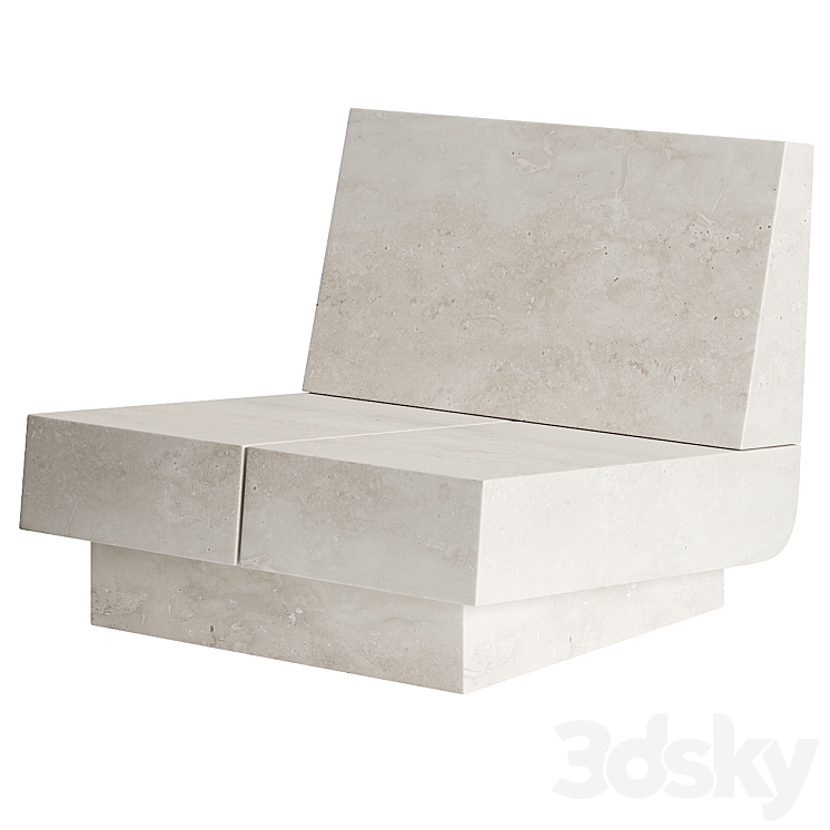 M_007 Lounge Chair by Monolith Studio - Arm chair - 3D model
