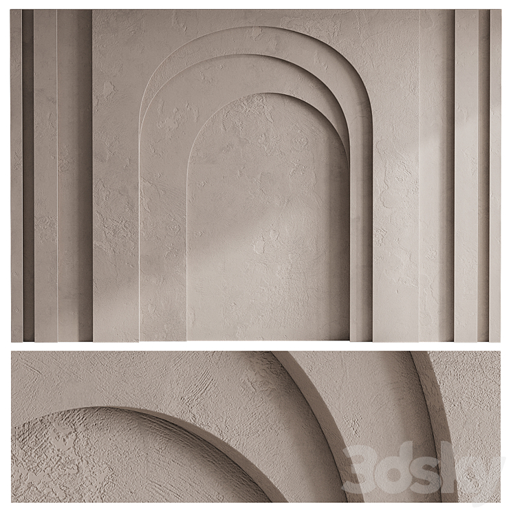 60 Wall Panel Arc - Other decorative objects - 3D model