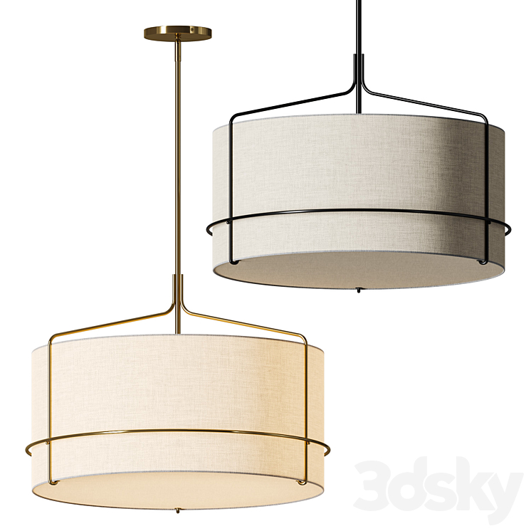 West Elm Shaw Pendant Lamp - Pendant light - 3D model
