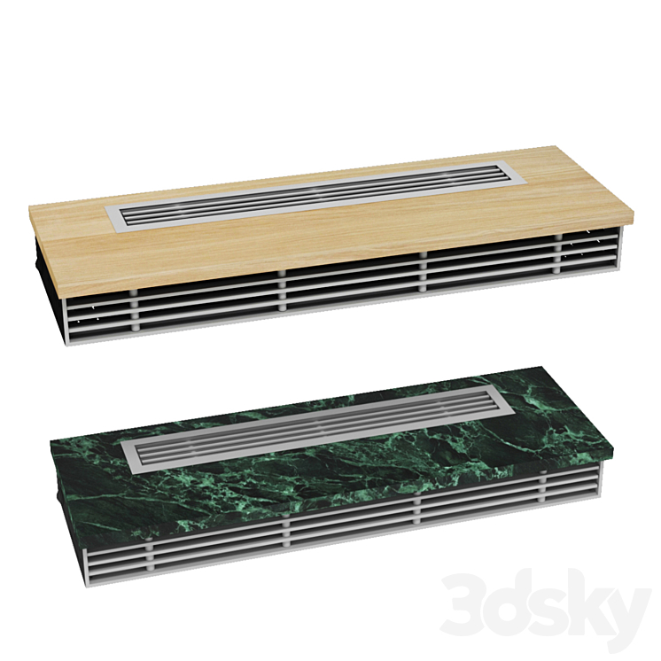 Window sill convector "Gulfstream" - Radiator - 3D model