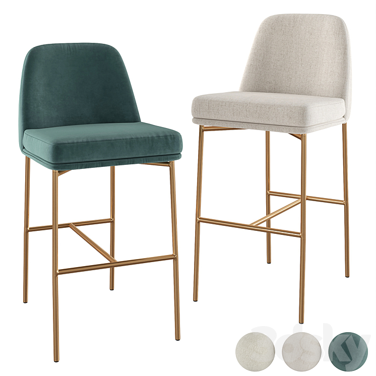 Bar Stool Jack - Chair - 3D model