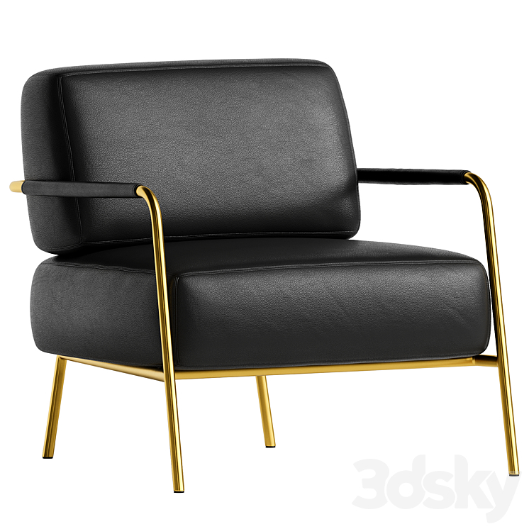 Sinclair Lounge Chair - Arm chair - 3D model