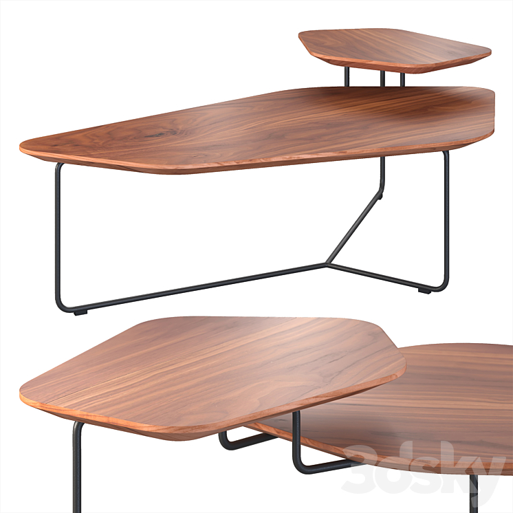 Coffee table Hexo Coffee Table by Rode Design - Table - 3D model