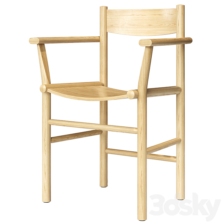 Nikari/Academia Armrest Chair - Chair - 3D model