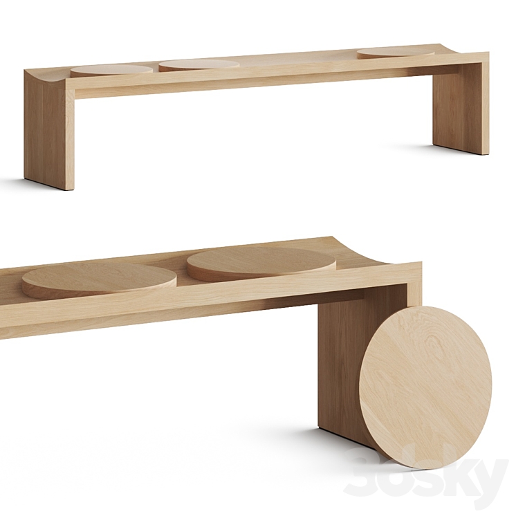 Sabu Studio Arch Bench - Other - 3D model