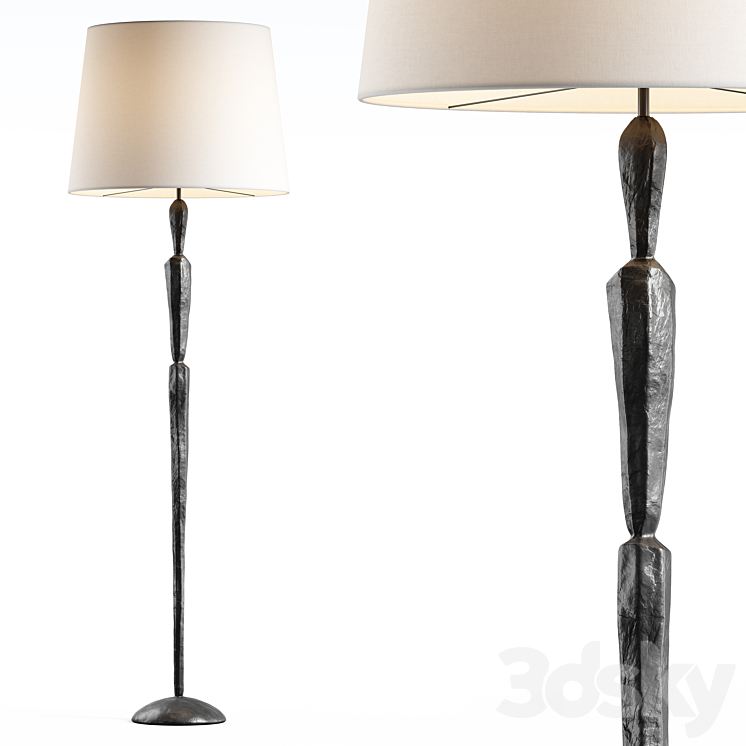 Objet Insolite - Jude Floor Lamp - Floor lamp - 3D model