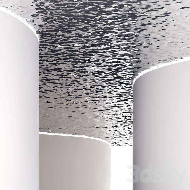 Water Rippled Steel Sheets - Miscellaneous - 3D model