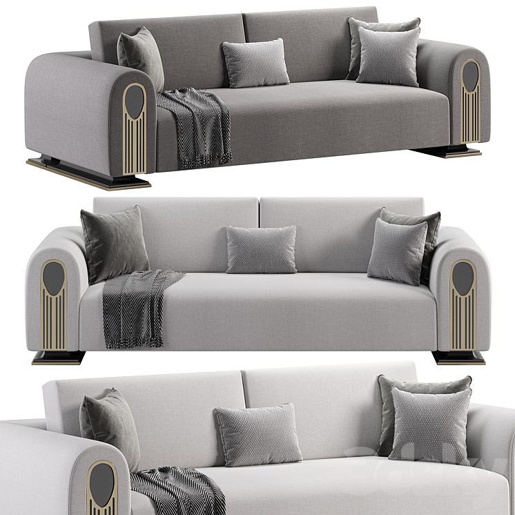 Ottoman Sofa by BYkepi - Sofa - 3D model