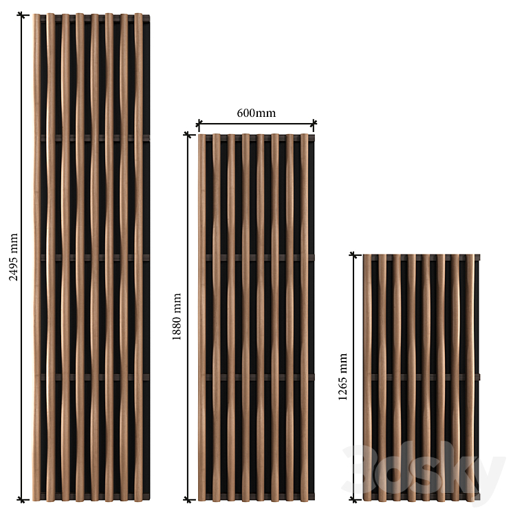 LINEA 3D BAMBOO Wave - Miscellaneous - 3D model