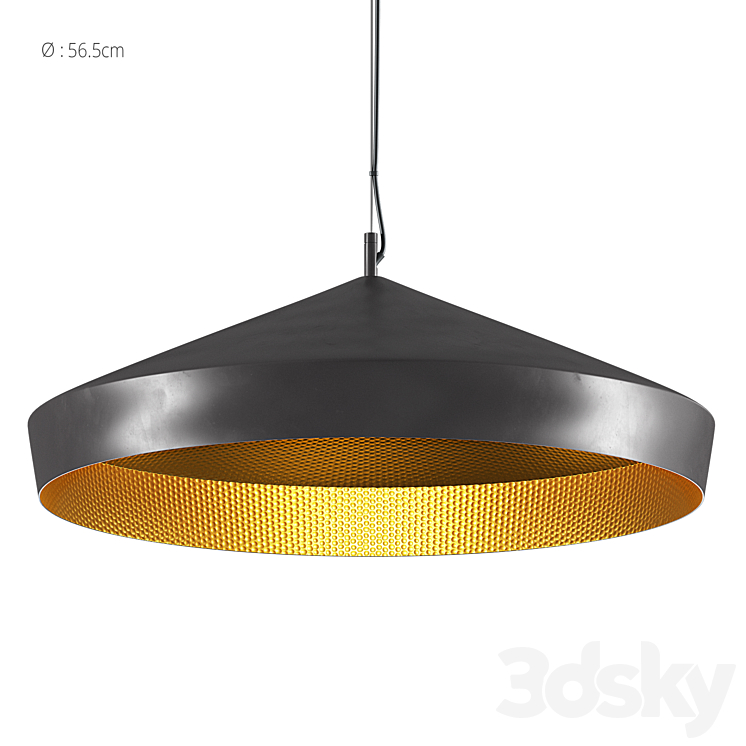 Beat Pendant Flat, Tom Dixon - Pendant light - 3D model