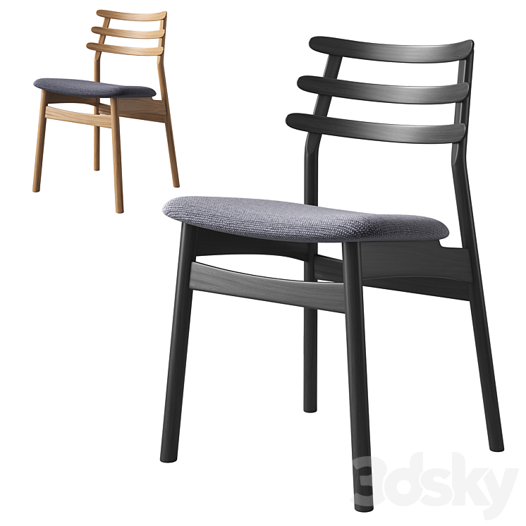 Chair J48 by FDB Mobler - Chair - 3D model