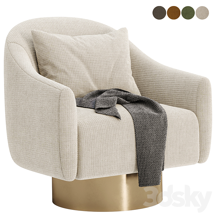 Laskasas Donald Armchair - Arm chair - 3D model