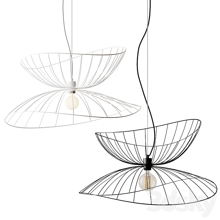 Ray ceiling lamp from Globen Lighting - Pendant light - 3D model